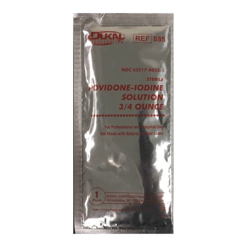 Povidone Iodine PVP-Sterile Packaging – Dukal Brand-3/4oz ...
