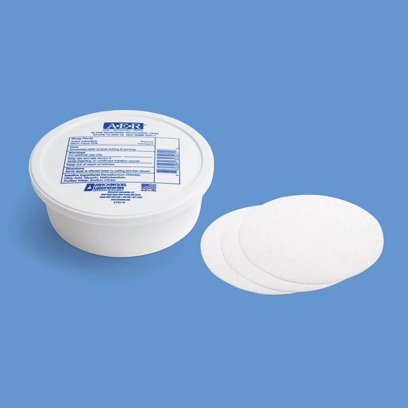 AER® Witch Hazel Medicated Pads & Towelettes – EuroAmerican Products