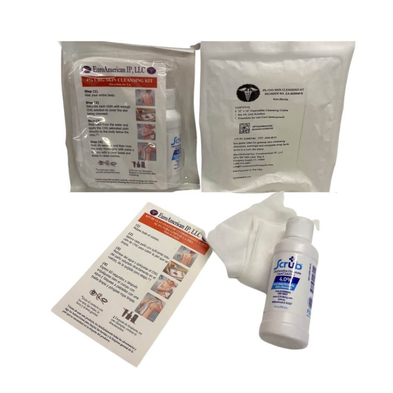 4% CHG Skin Cleansing Kit-EAIP – EuroAmerican Products