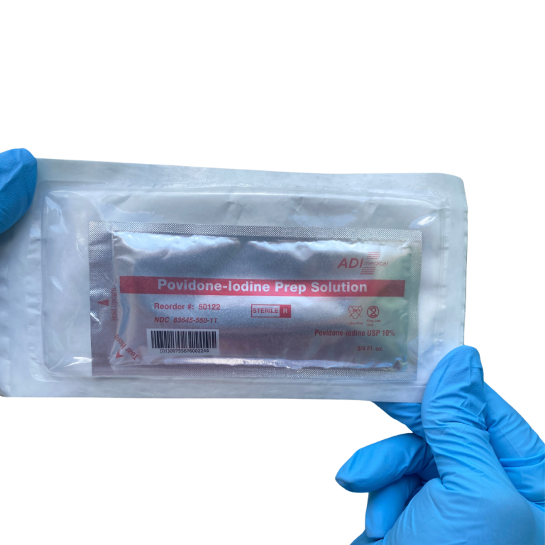 Povidone Iodine PVP-Sterile Packaging-ADI Medical Brand – EuroAmerican ...